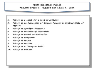 Public Policy ppt | PDF