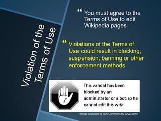 Wikipedia Policy Primer | PPTX | Internet | Computing