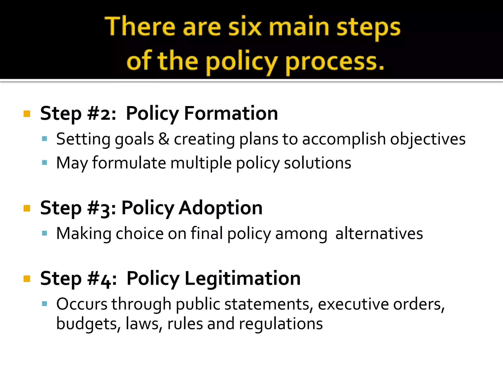 Policy Process | PPTX