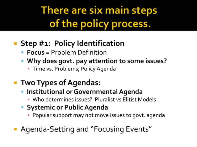 Policy Process | PPTX