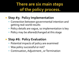 Policy Process | PPTX