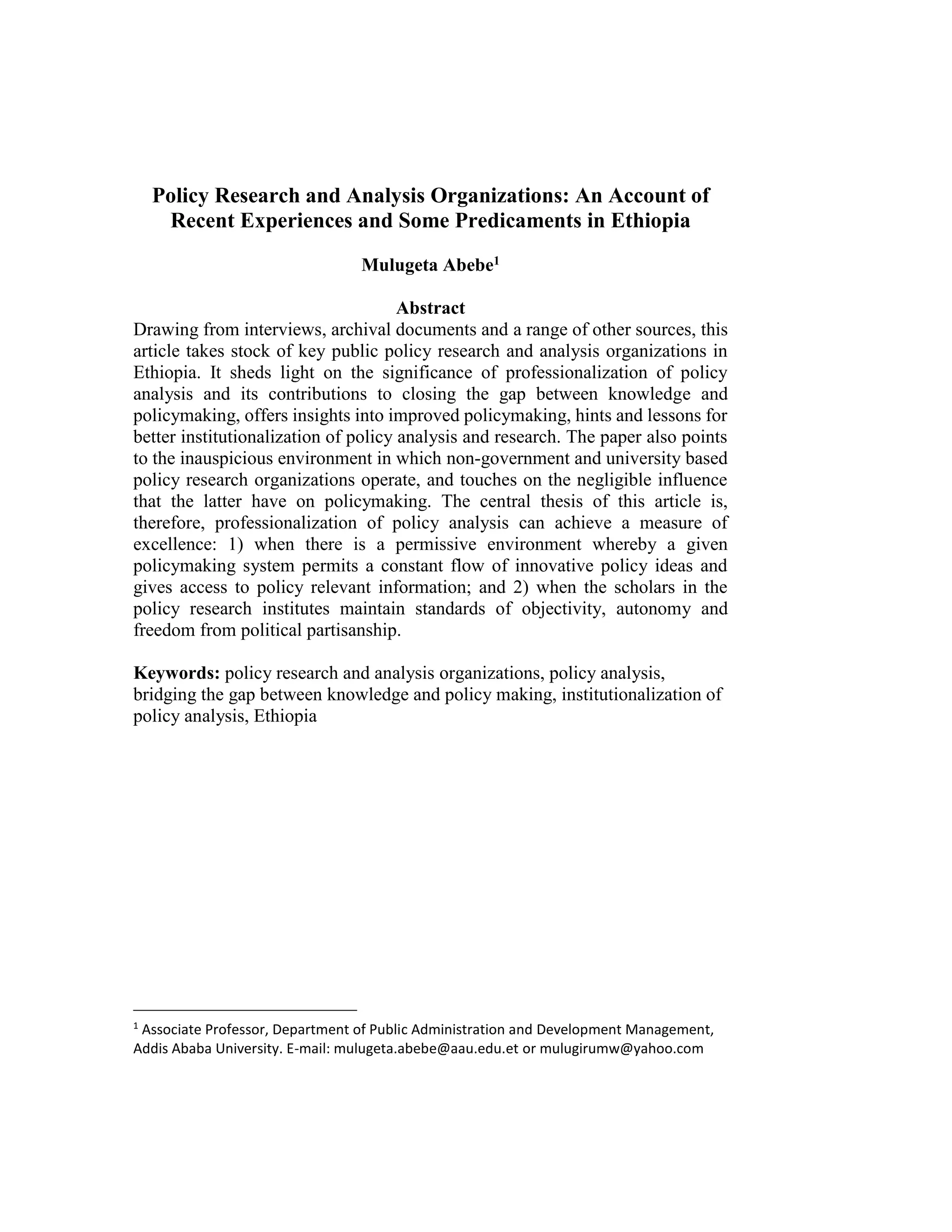 Policy Research Pdf