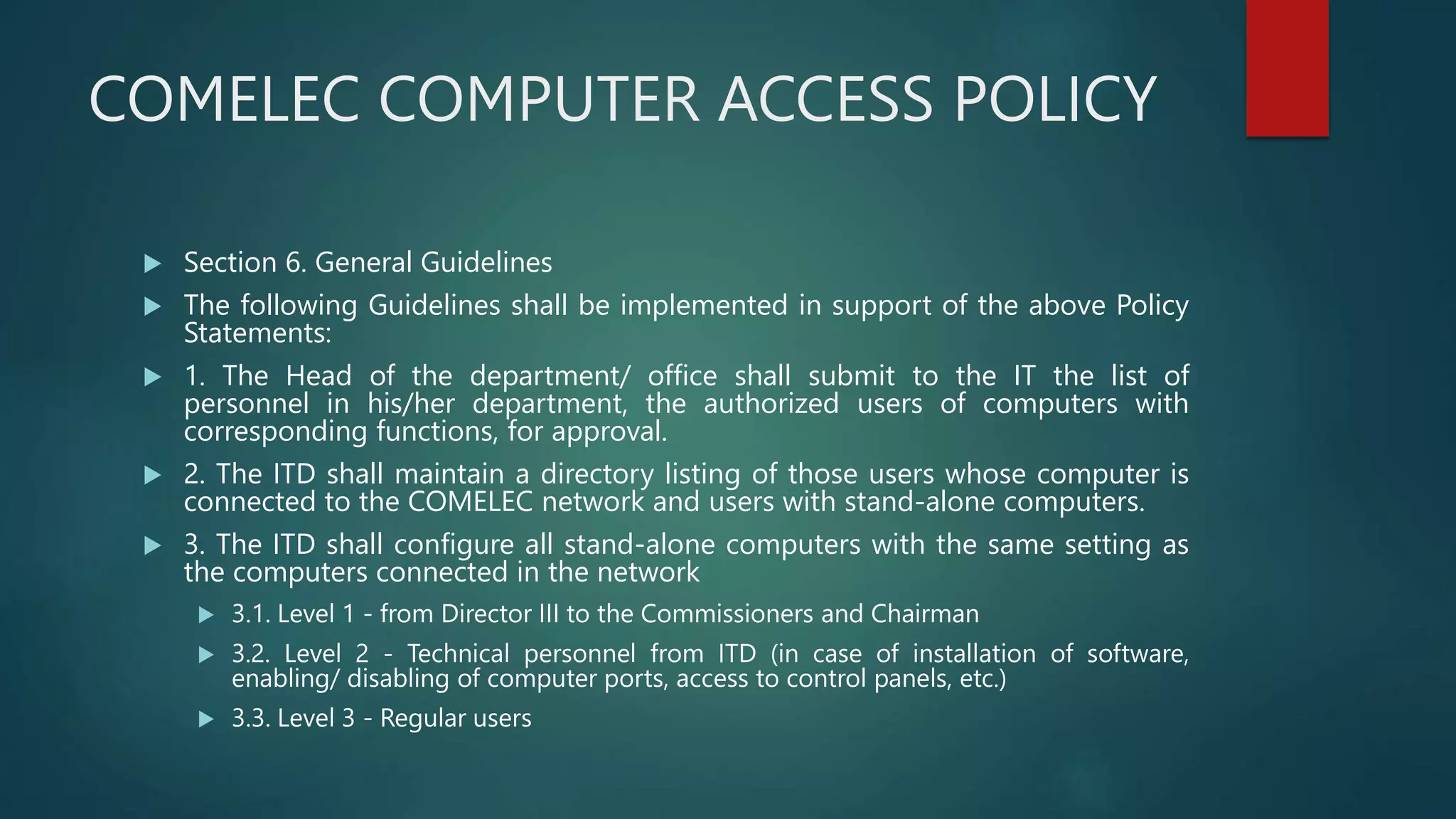 POLICY REVIEW - COMELEC.pptx