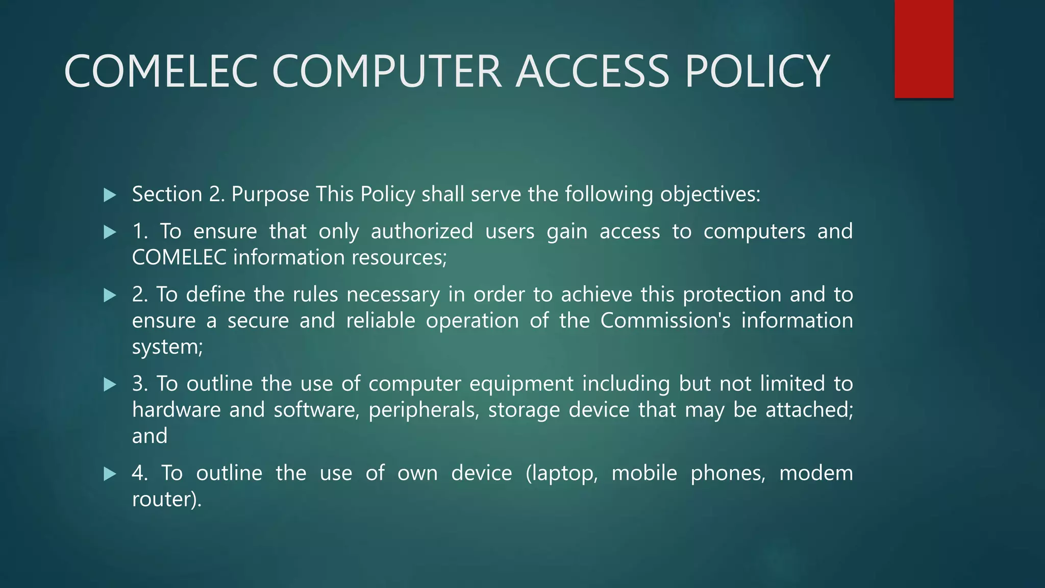 POLICY REVIEW - COMELEC.pptx