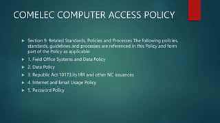 POLICY REVIEW - COMELEC.pptx