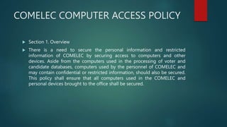 POLICY REVIEW - COMELEC.pptx