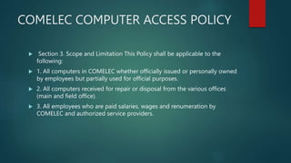 POLICY REVIEW - COMELEC.pptx