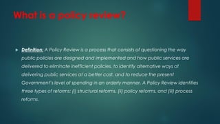 Fiscal Consolidation and Policy Reviews | PDF | Financial Reform | Economy