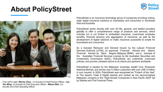 PolicyStreet – Insurtech Innovation Award 2024 | PPTX
