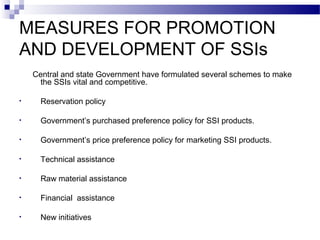 Policysupporttosmallscaleindustries 090622104828-phpapp01 | PPT