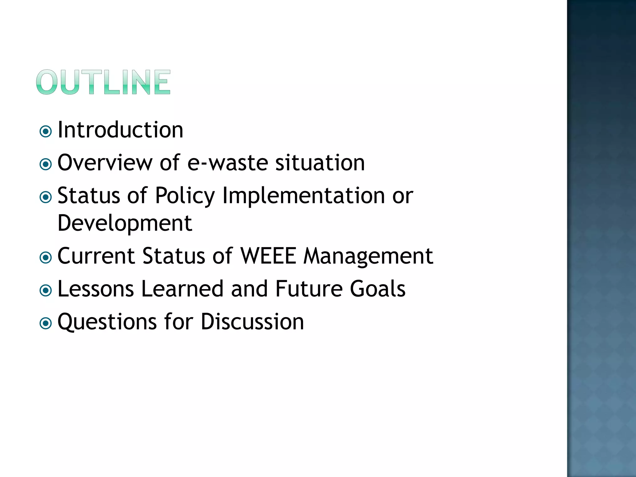 Policy Update on E-Waste in Malaysia | PDF