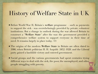 Policy welfare state of the uk | PDF