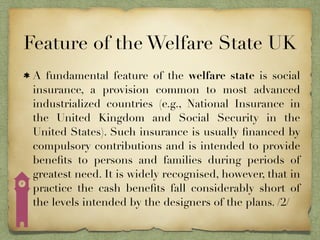Policy welfare state of the uk | PDF