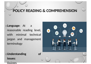 Policy Writing (1).pptx for the ISMS and risk assessment GRC | PPT