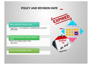 Policy Writing (1).pptx for the ISMS and risk assessment GRC | PPTX