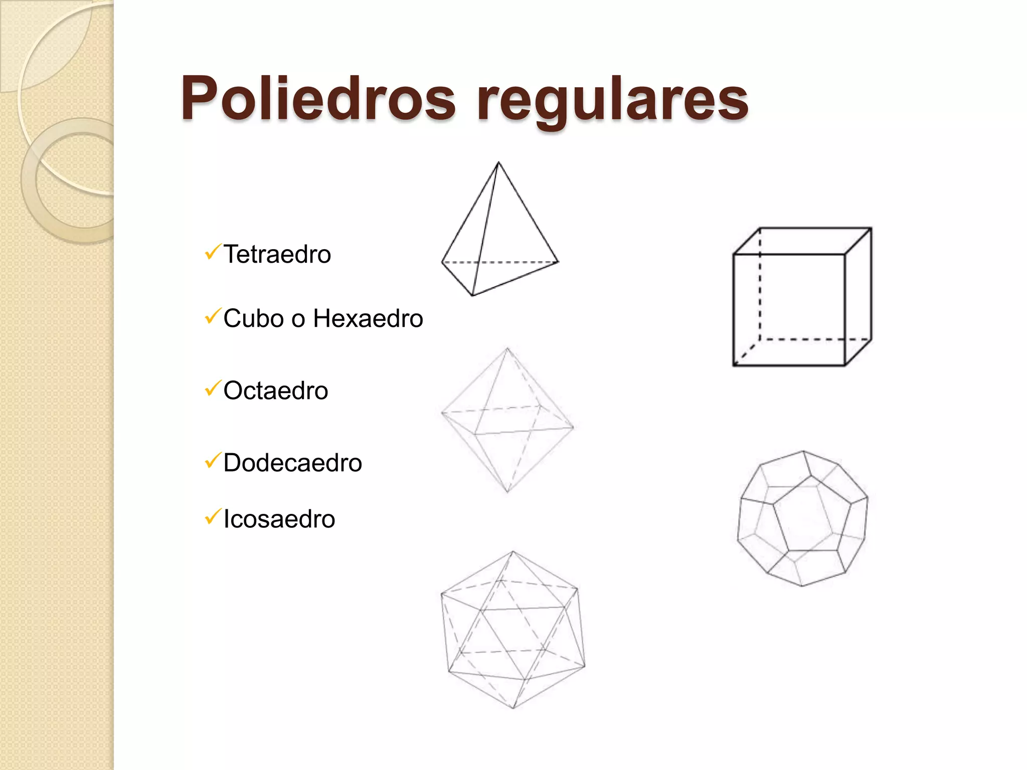 Poliedros y cuerpos redondos | PPT
