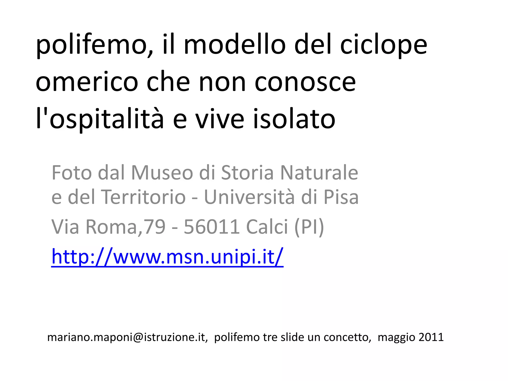 Polifemo | PDF