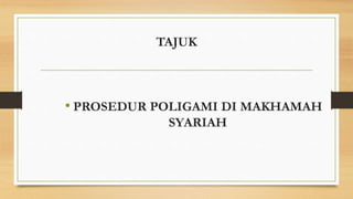 Poligami atau kahwin lebih | PPT