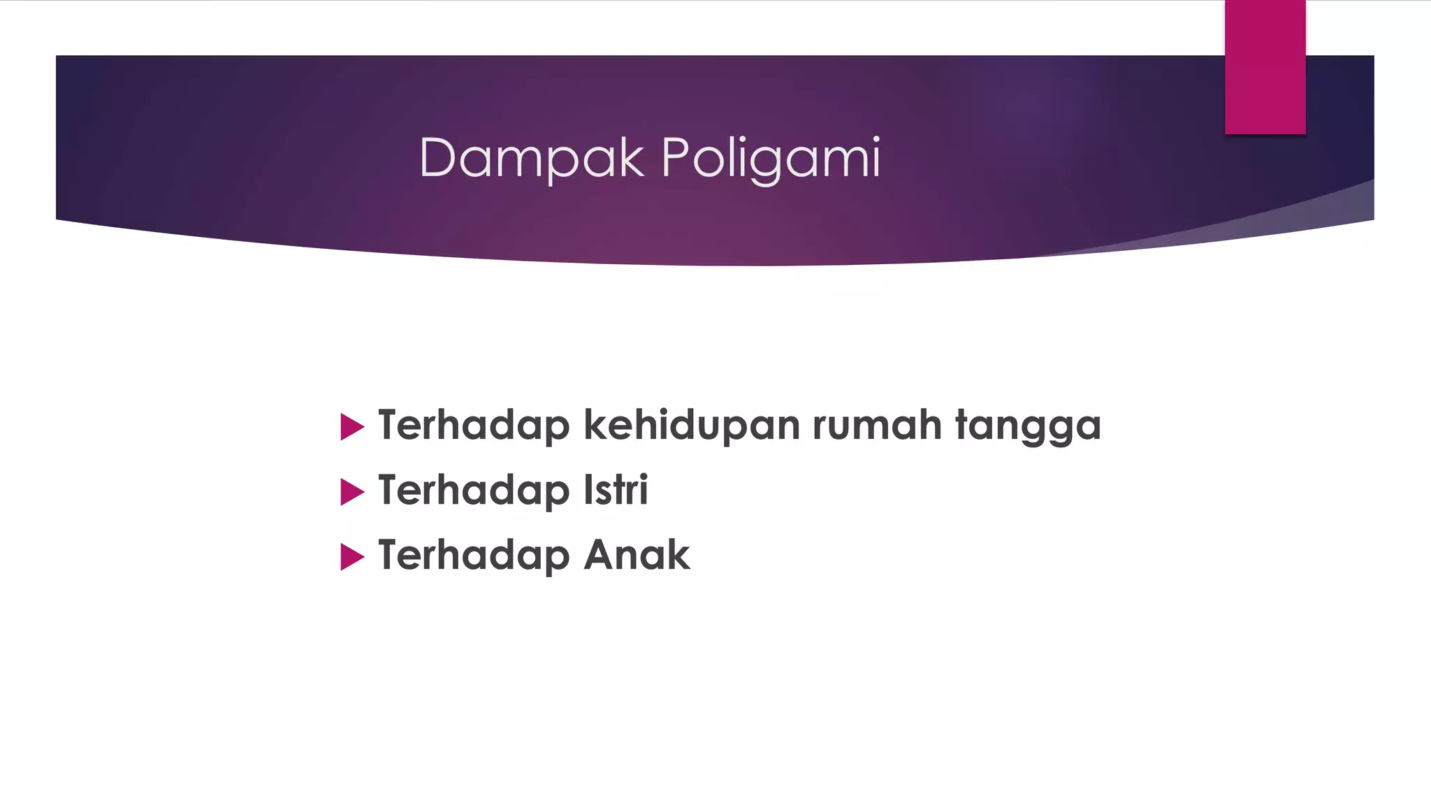 Poligami dalam konsepsi bangsa dan negara | PPT