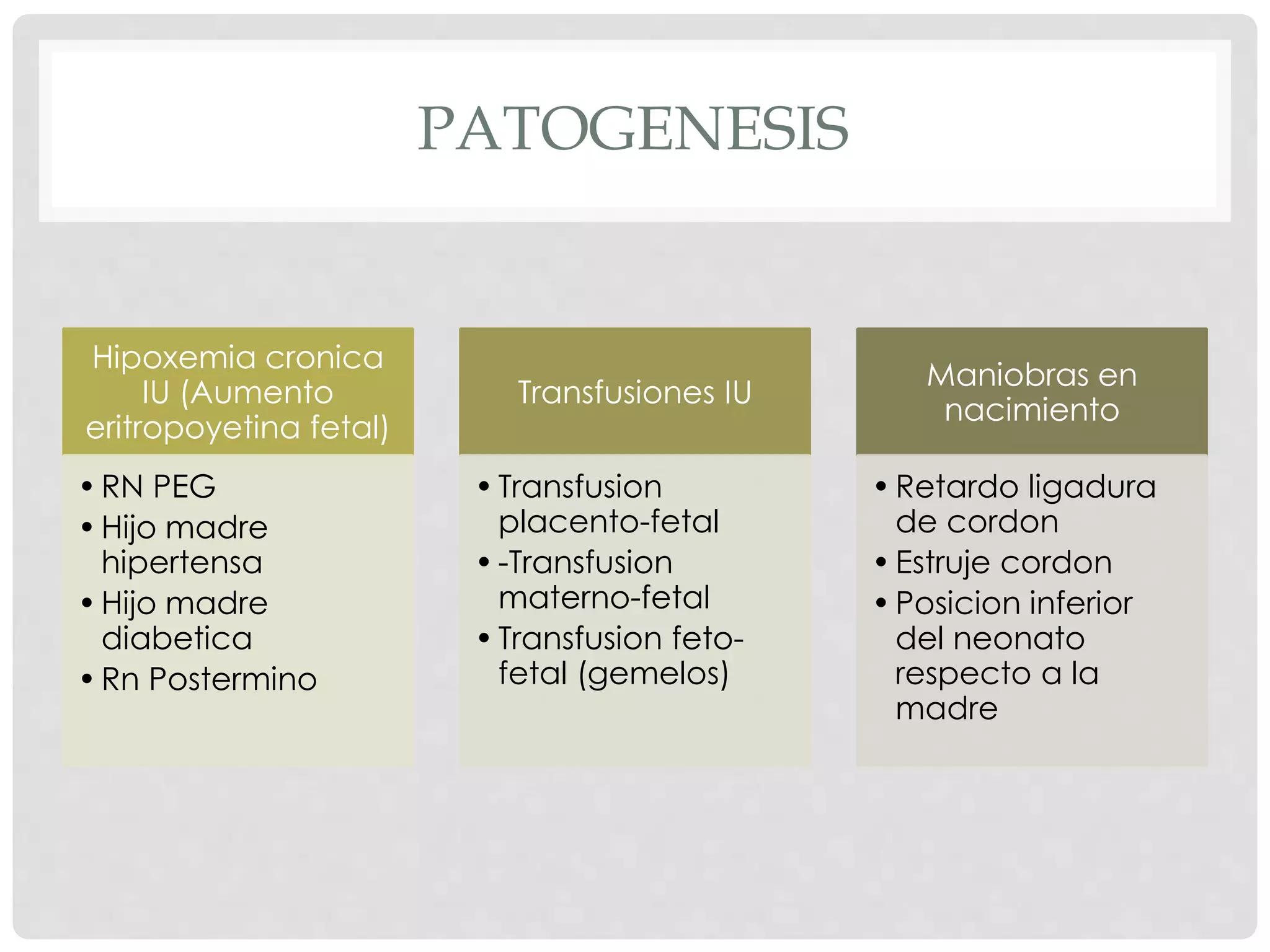Poliglobulia neonatal | PPTX