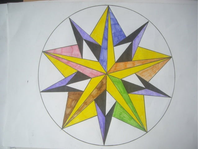 Polígon estrellat decoratiu | PPT