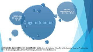 Polihidramnios y oligohidramnios | PPTX