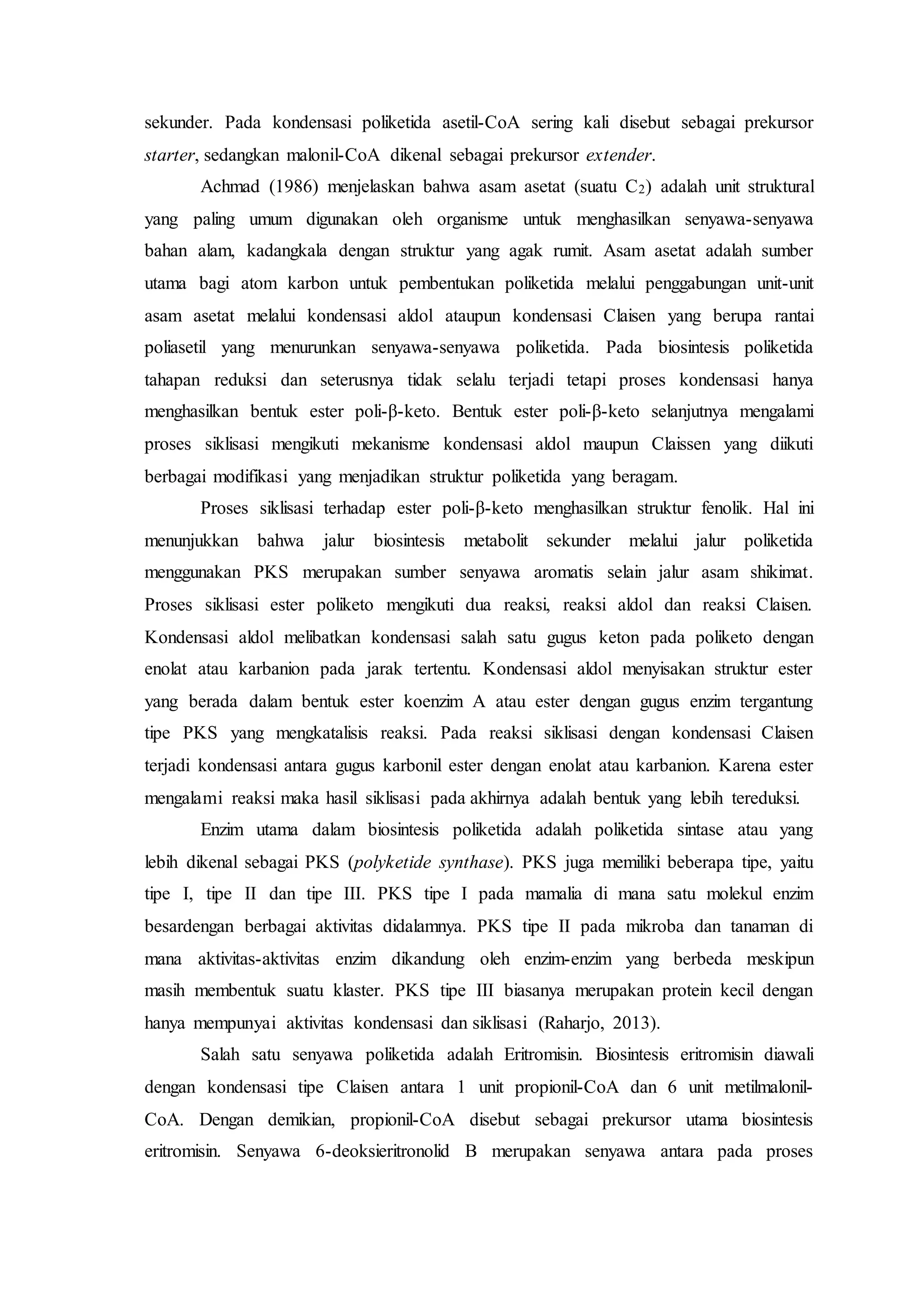 Poliketida | DOCX