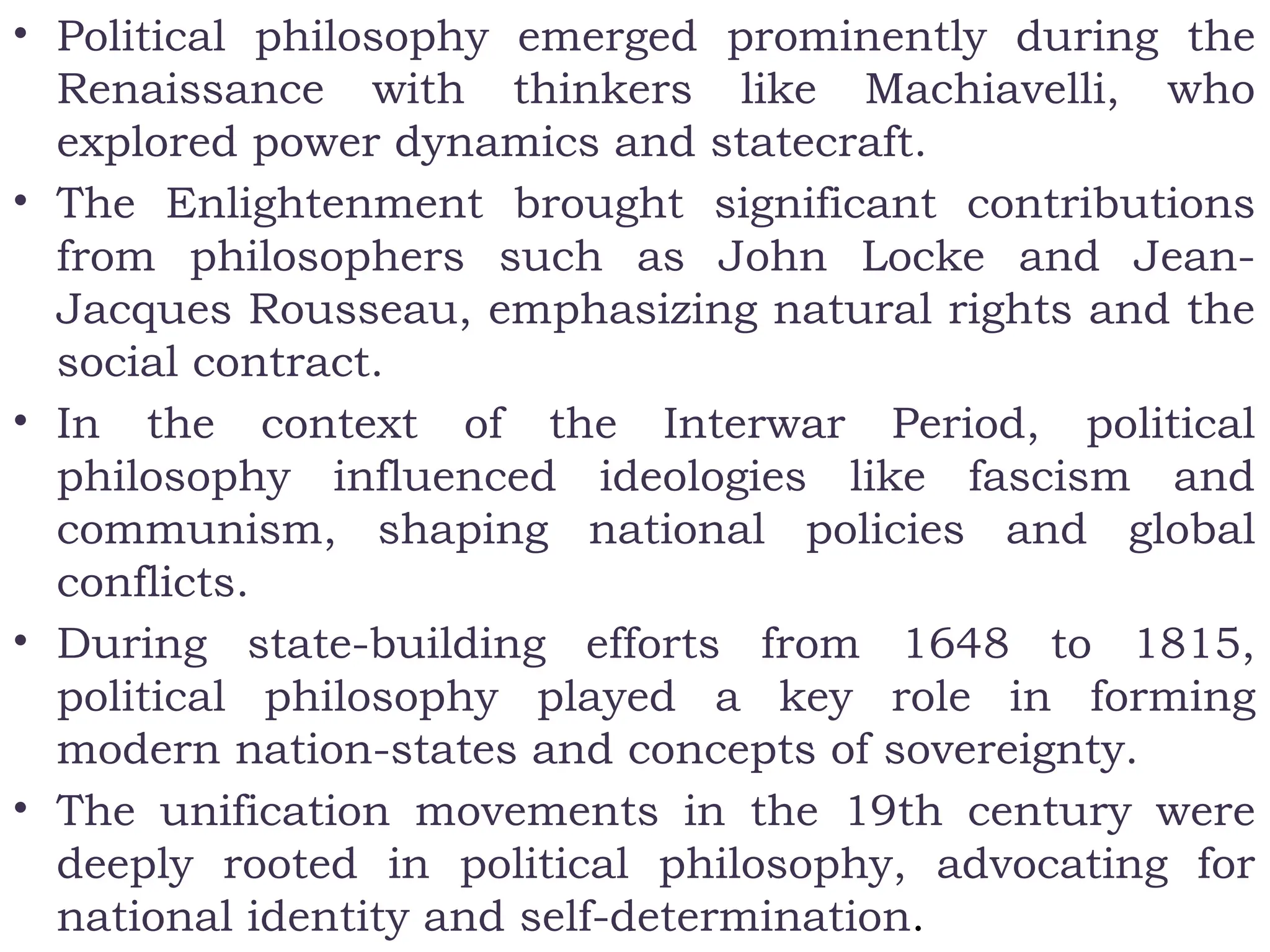 Political Philosophy - Notes for BALLB Degree Course | PPTX