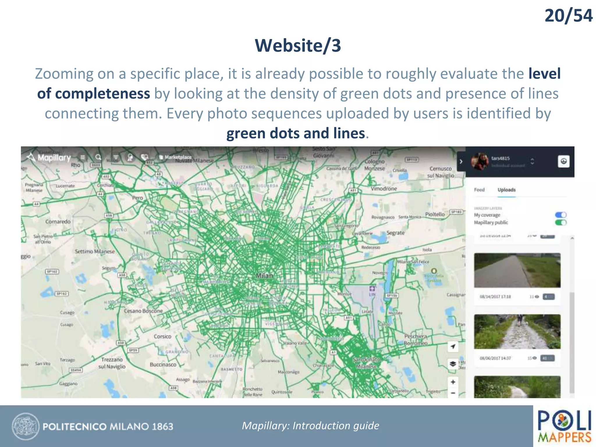 PoliMappers - Mapillary: Introduction guide | PPTX