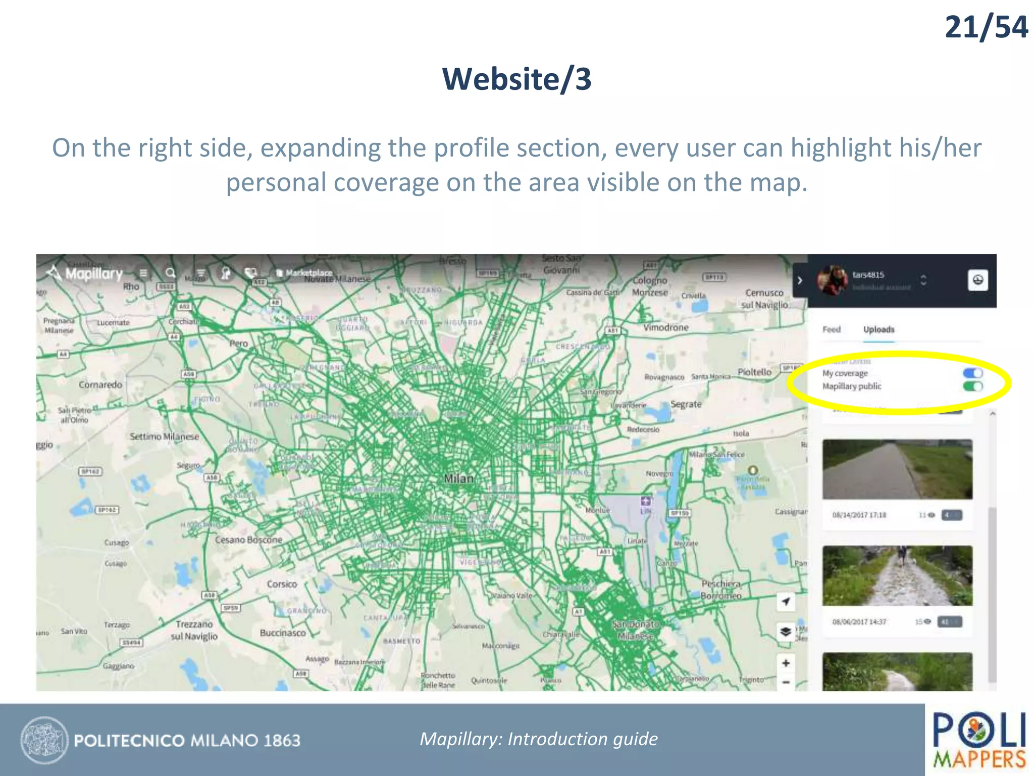 PoliMappers - Mapillary: Introduction guide | PPTX