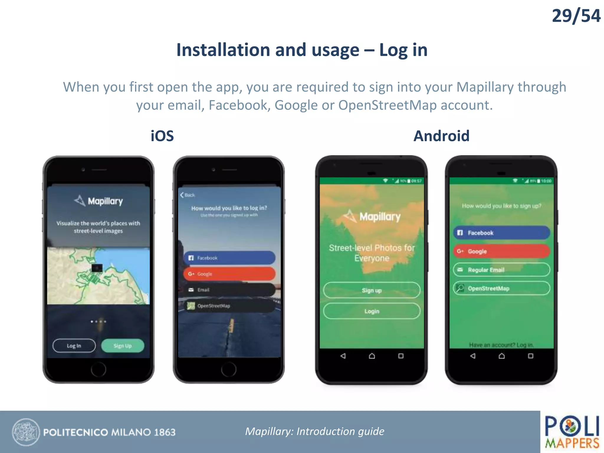 PoliMappers - Mapillary: Introduction guide | PPTX