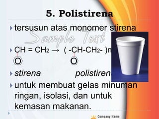 Polimer/KIMIA SMA | PPTX