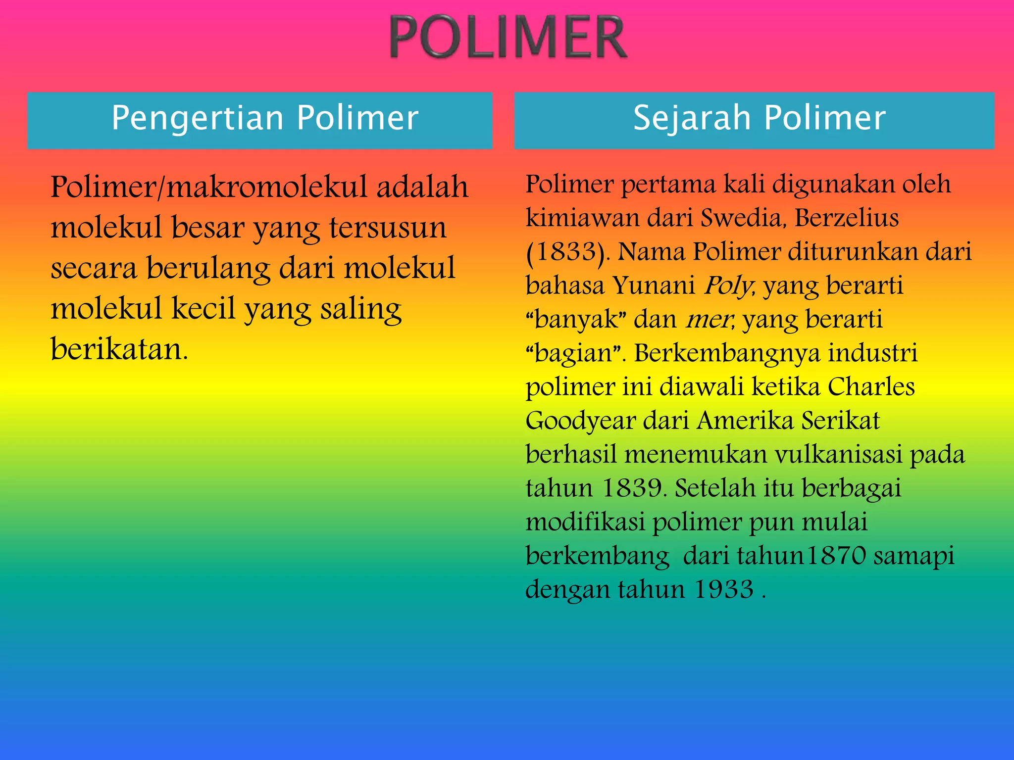 Polimer | PPTX