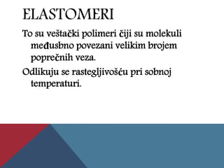 Polimeri 1 | PPTX