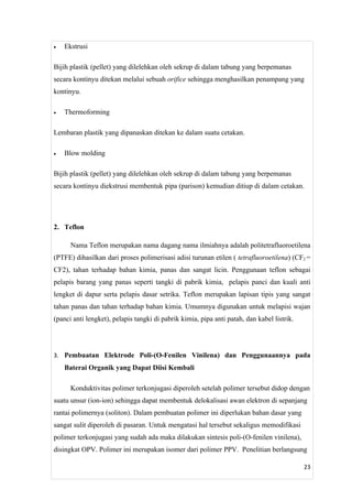 Polimer makalah | DOC
