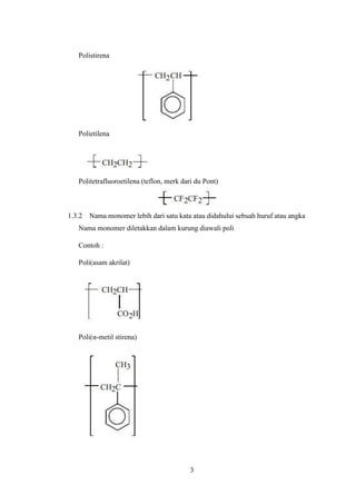 Polimer makromolekul | PDF