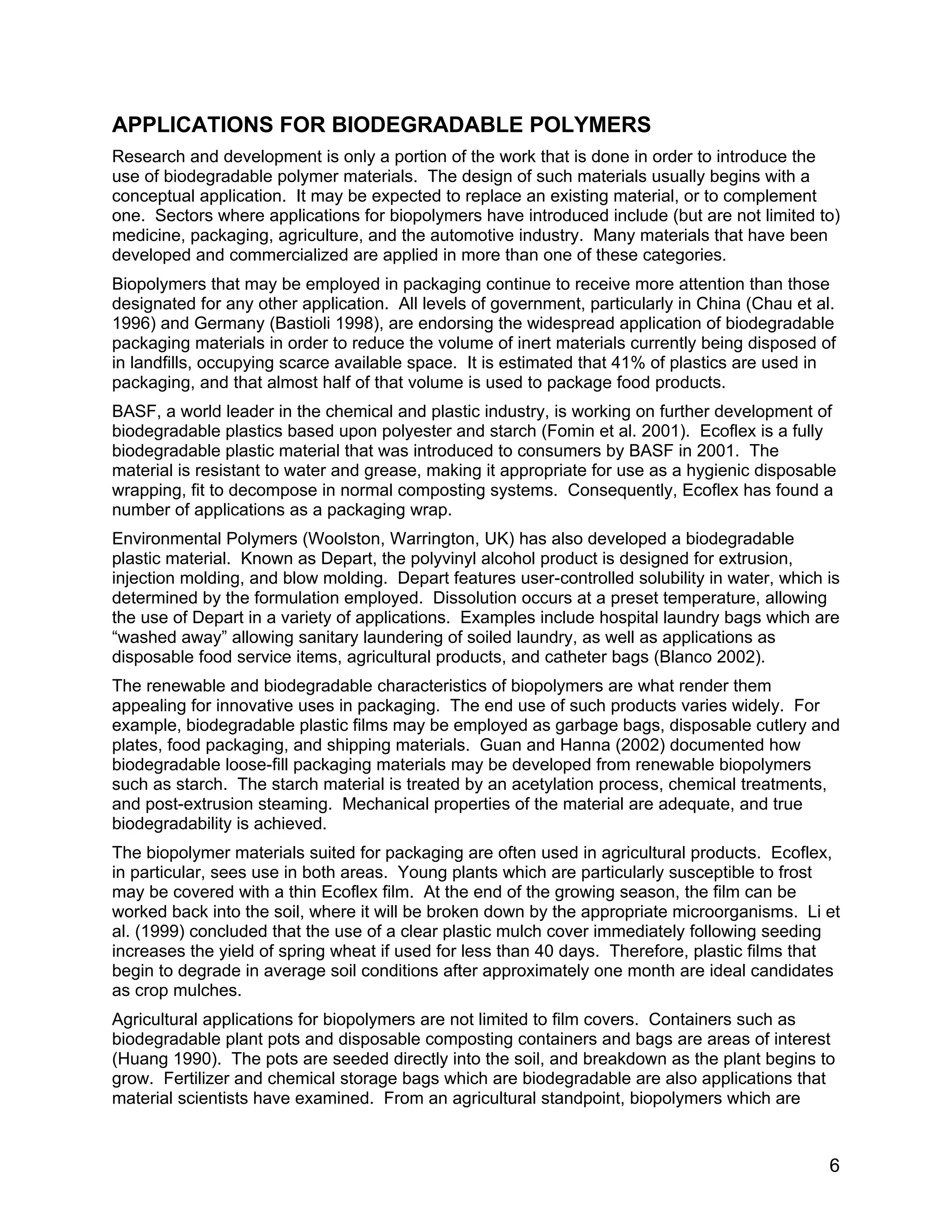 Polimeros Biodegradables Pasado Presente Y Futuro | PDF