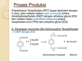 Polimer PET Polyethylene Terephthalate | PPTX