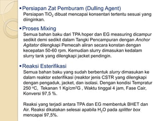 Polimer PET Polyethylene Terephthalate | PPTX