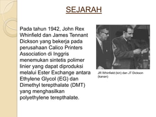 Polimer PET Polyethylene Terephthalate | PPTX