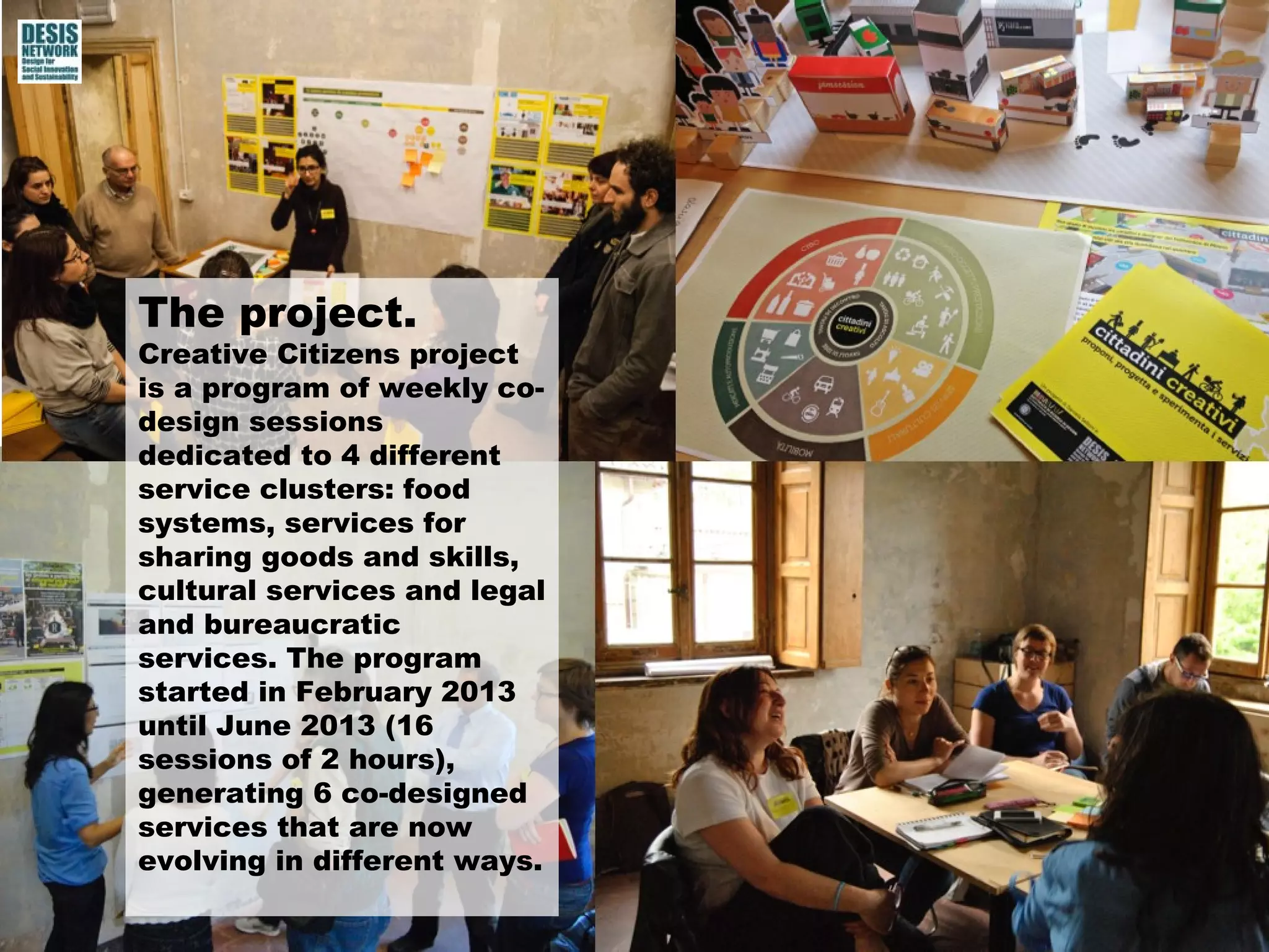 Polimi creative citizens desis | PPT