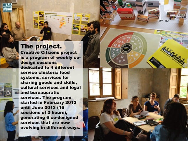 Polimi creative citizens desis | PPT