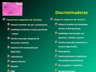 Polimiositis-Dermatomiositis Reumatología | PPTX