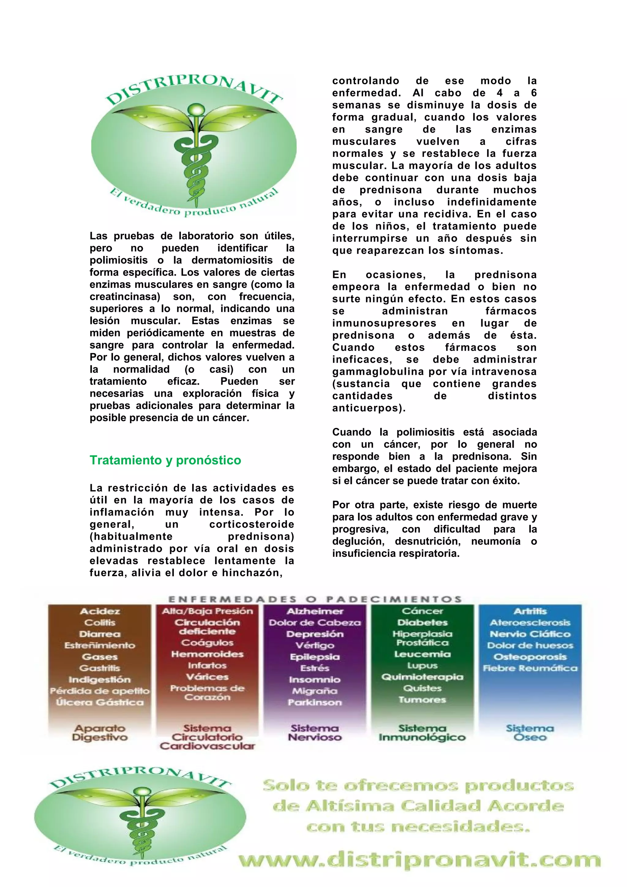 Polimiositis y dermatomiositis | PDF