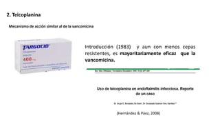 Antibióticos que afectan la pared o membrana celular bacteriana | PPTX