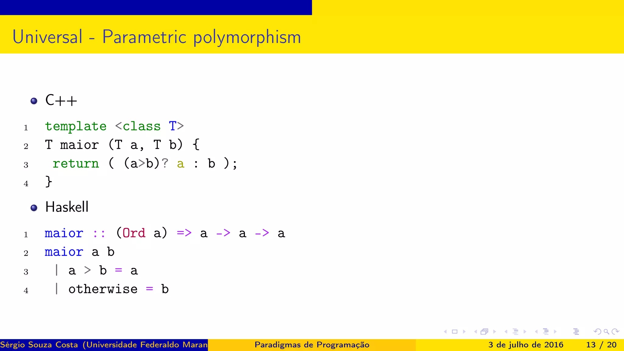 Polymorphism (Ad-hoc and Universal) | PDF