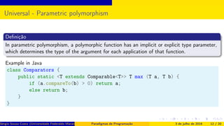Polymorphism (Ad-hoc and Universal) | PDF