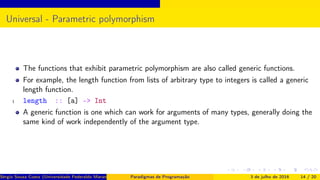 Polymorphism (Ad-hoc and Universal) | PDF