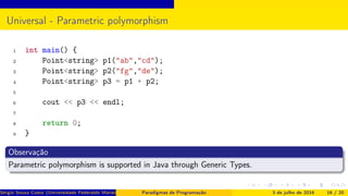 Polymorphism (Ad-hoc and Universal) | PPT