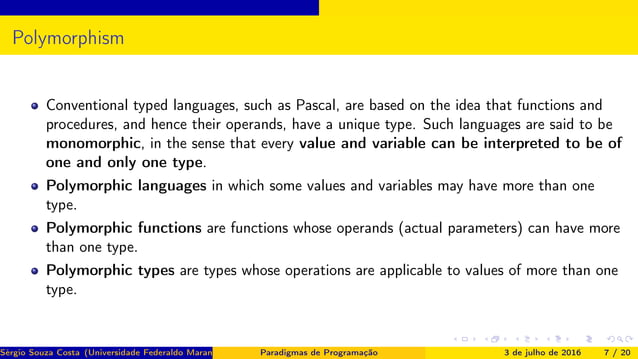 Polymorphism (Ad-hoc and Universal) | PPT